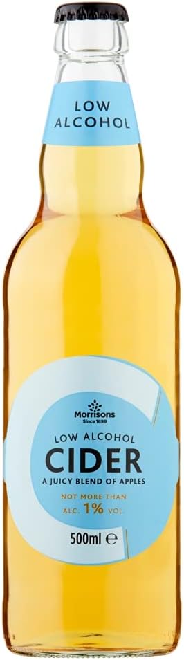 Morrisons Low Alcohol Cider, 8 x 500ml : Amazon.co.uk: Grocery