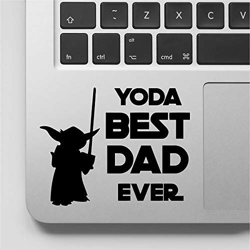 Yoda Best Dad Ever Decal Sticker Yoda Quote Laptop Decal Vinyl Stickers ...