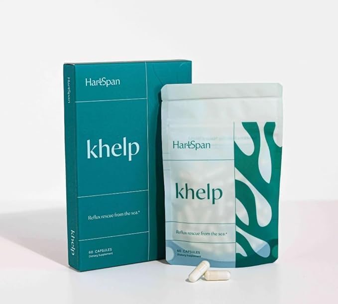 Amazon.com: HartSpan Khelp All-Natural Reflux Support – Premium ...