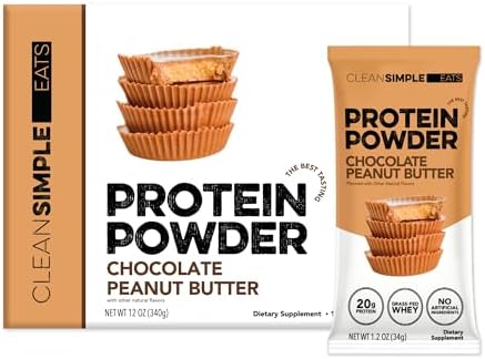 Amazon.com: Clean Simple Eats Whey Protein Powder, Chocolate Peanut ...