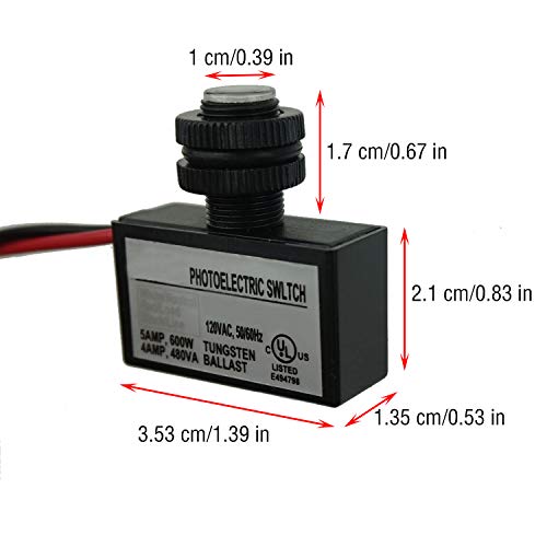 Snapklik.com : Proshopping AC 120V Outdoor Sensor Photoelectric Switch ...