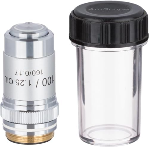 Amazon.com : 100X Microscope Objective, Microscope Lens Fall ...