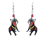 ・ブランド:Mia Jewel Shop・製造元:Mia Jewel Inc.・モデル:EA-041400・製造元/メーカー部品番号:EA-041400・ペルーで手作り。・シルバースチールフックに飾られたシードビーズ付きアクリル製ドッグイヤ...