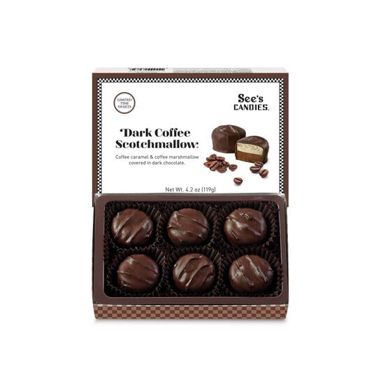 Amazon.com: See's Candies 4.2 oz Dark Coffee Scotchmallow : Grocery ...