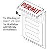 Amazon.com: Mediz Outdoor Permit Brochure Box - Easy to Use Take One ...