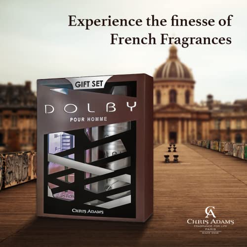 Chris Adams Gift Set - Dolby | EDP, 100ml + Deodorant Body Spray, 200ml ...