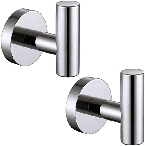 Bath Towel Hook 2 PCS, Angel Simple SUS304 Stainless Steel Kitchen ...