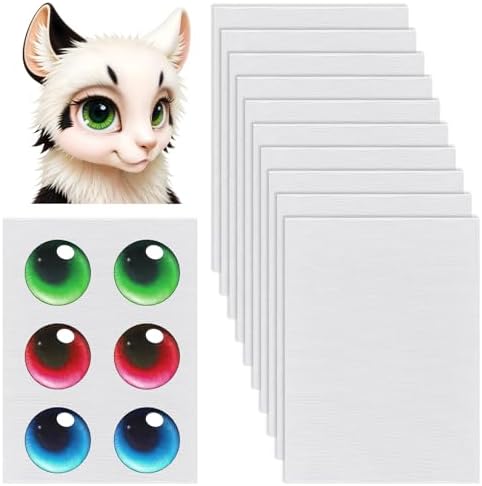 10 Sheets Fursuit Eye Mesh 30x20 cm Plastic Mesh Canvas Sheets 0.5mm ...