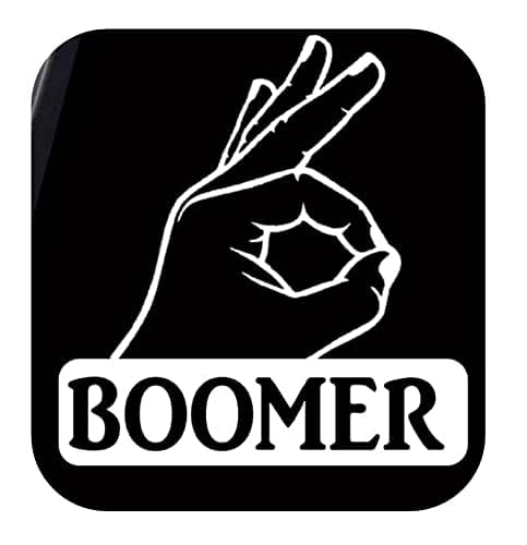 Amazon.com: OK Boomer decal sticker TP 1185 vinyl 6" Gen z meme baby : Baby