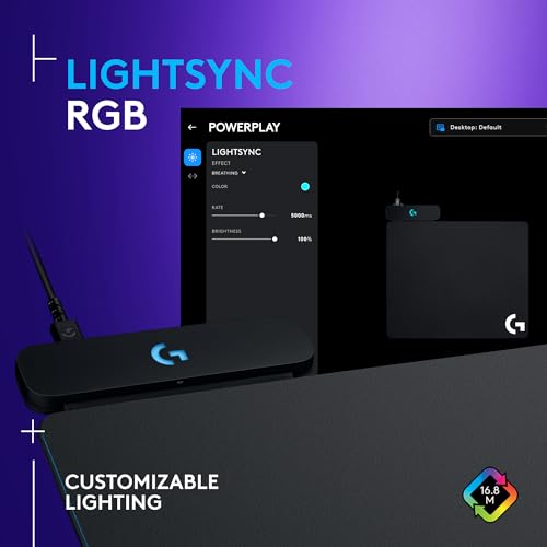 Logitech G POWERPLAY Wireless Charging System for G502 LIGHTSPEED, G502 ...