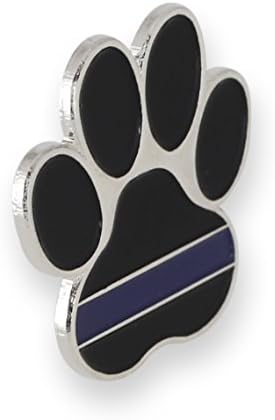 Amazon.com: Forge K9 Pawprint Police Lapel Pin (1 Pin): Clothing, Shoes ...
