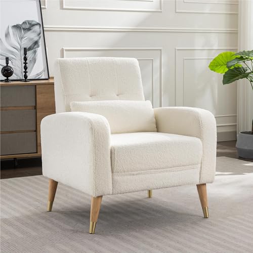 28 White Living Room Chairs for an Elegant Chic Vibe