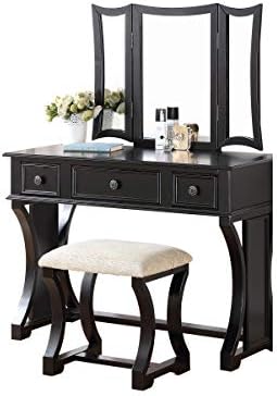 Amazon.com: Poundex PDEX-F4118 Vanities, Brown : Home & Kitchen