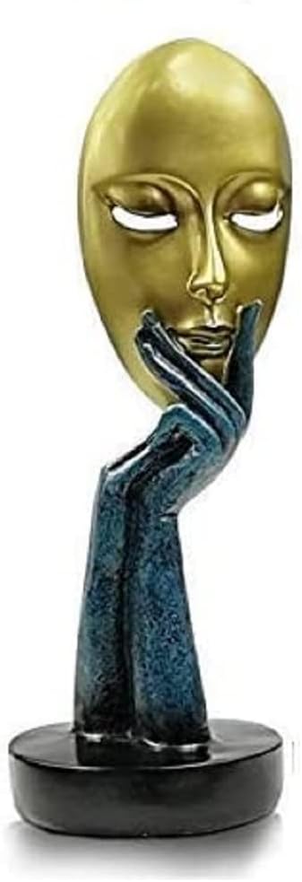 Amazon.com: SMRTHMRT Creative and Abstract Woman Face Statues, Faces ...