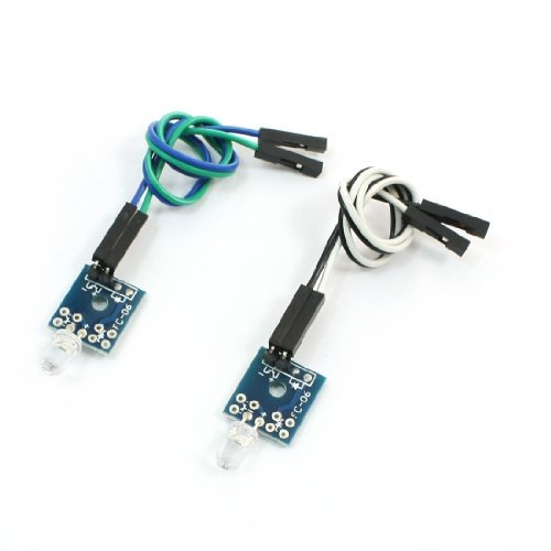2 Pcs 18.5cm Cord Photosensitive Diode Sensor w Detection Board ...