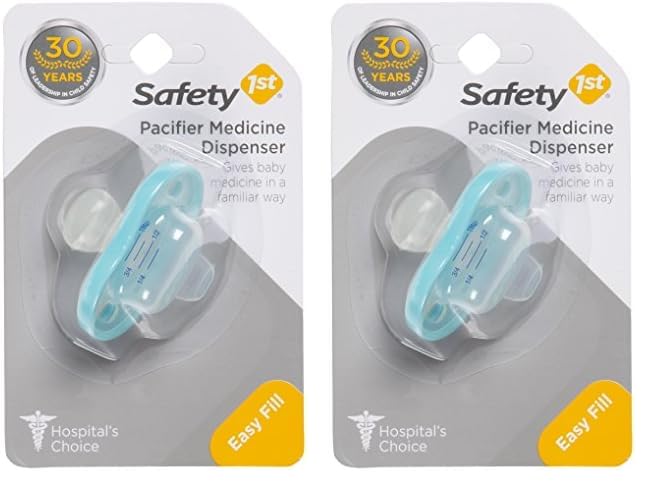 Amazon.com: Safety 1st Pacifier Medicine Dispenser (Pack of 2)