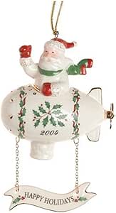 Amazon.com: Lenox Porcelain 2004 Annual Holiday Blimp Ornament: Home ...