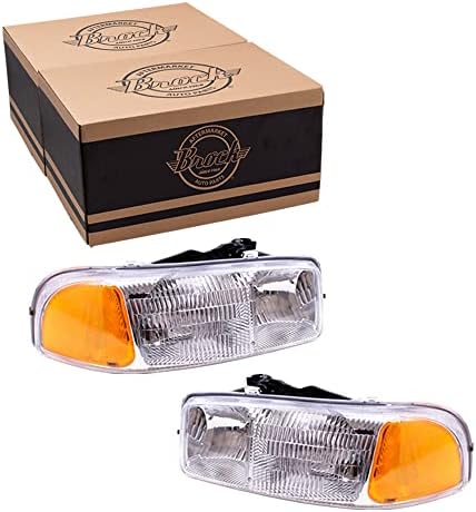 Amazon.com: Brock Replacement Driver and Passenger Set Halogen ...