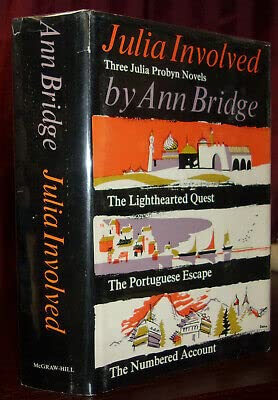 Rare Ann Bridge JULIA INVOLVED First ed. Hardcover DJ 3 Novels in 1 ...