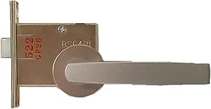 Amazon | 美和ロック MIWA レバーハンドル LO20 空錠 アルミシルバー（SV） 扉厚33－41mm (バックセット64mm) | ドアノブ・ツマミ