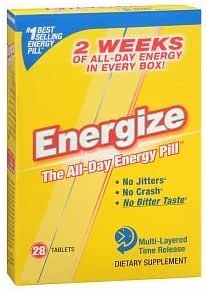 Amazon.com: Energize The All-Day Energy Pill - 28 Tablets - (3 Pack ...