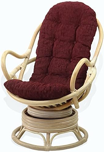 Amazon.com: Lounge Swivel Rocking Java Chair Rattan Wicker Handmade w ...