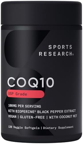 Amazon.com: CoQ10 100 mg mejorado con aceite de coco y bioperina (pimienta negra) para una mejor ...
