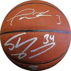 Amazon.com: Dwyane Wade and Shaquille O'Neal Autographed Basketball ...
