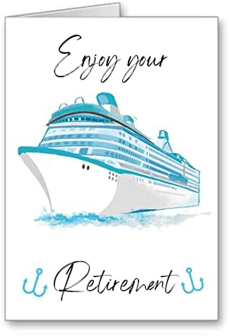 Cruise ship captain crew enjoy your retirement Card : Amazon.co.uk ...
