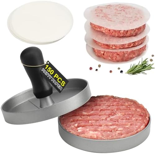 Amazon.com: Shop Square Burger Press Patty Maker – Adjustable Thickness ...