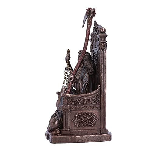 Nemesis Now Santa Muerte’s Throne Figurine, Bronze, 22cm – BigaMart