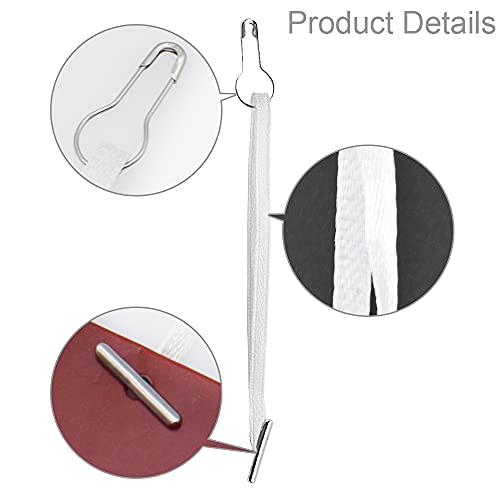 Snapklik.com : 4.5 500Pcs Hang Tag Fasteners Silks And Satin Strings ...