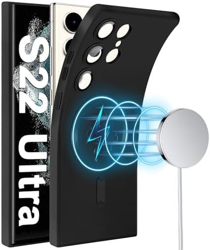 Amazon.com: Slim Case for Samsung Galaxy S22 Ultra 5G, [Camera Lens ...