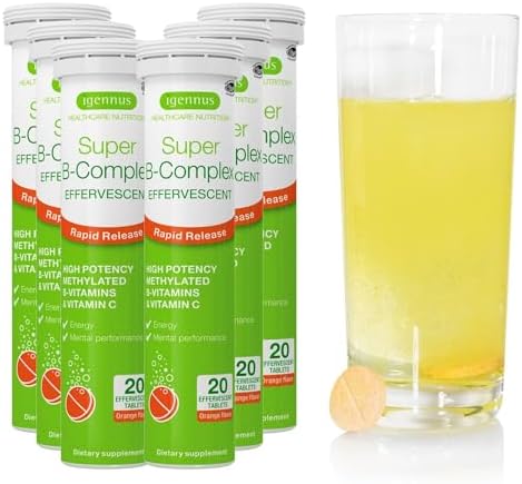 Amazon.com: Igennus Super B-Complex Methylated B-Vitamins, MTHFR ...
