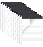 Amazon.com : HAUTOCO 6 Pack 8.5 x 11 Legal Pads White Wide Ruled ...