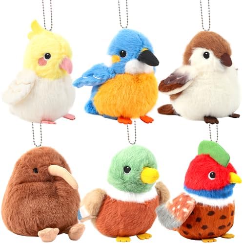Amazon.com: Niceup 4.5in Bird Small Stuffed Plush Animals Mallard Duck ...