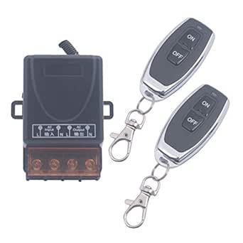 Wireless Remote Switch, 95V 110V 120V 220V 250V 30A Relay Pump Light ...