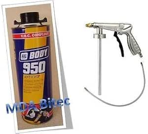 HB Body Underbody Stone Chip Ready For Use Protector BLACK 1 Litre V.O ...