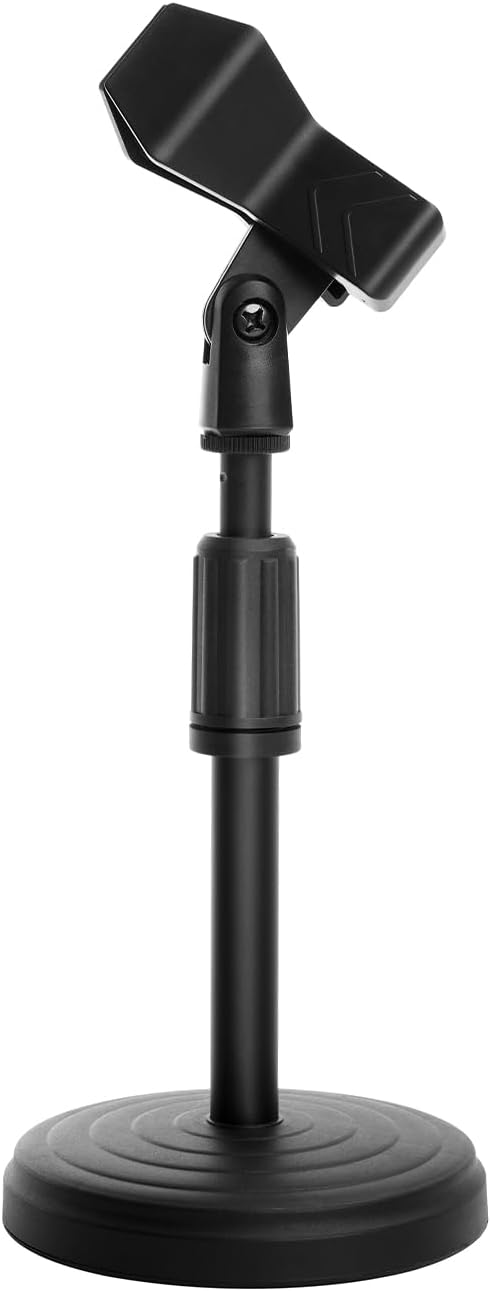 Amazon.com: Yoiemivy 6 Pack Desktop Mic Stand Desk, Microphone Tripod ...