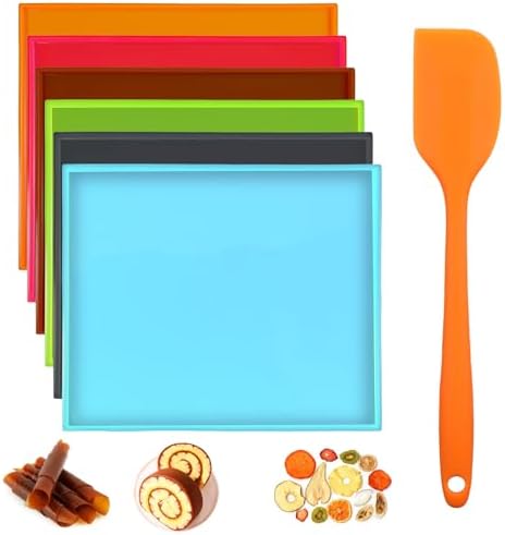 Silicone Trays Nonstick Fruit Leather Trays For Dehydrator, Fruit Roll ...