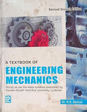 Buy Engineering Mechanics By RK Bansal (Second Hand & Used Book) (S) Book Online at Low Prices ...