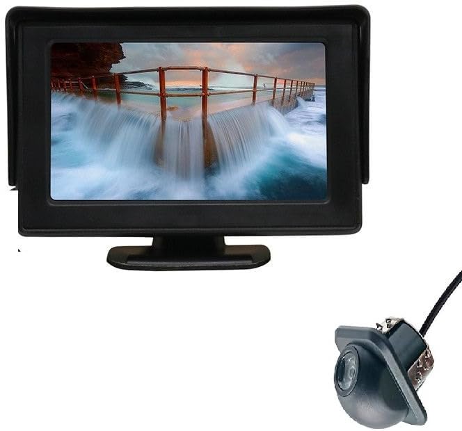 V88R 5 Inch Universal Car Rear View Camera with Display - Night Vision ...