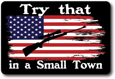 Amazon.com - Try That in a Small Town Bumper 2-Pack Stickers Decals | 6 ...