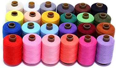 Amazon.com: Candora Sewing Thread Assortment Coil 60 Color 250 Yards ...
