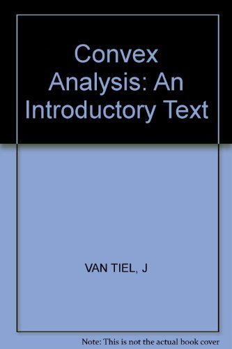 Convex Analysis: 9780471902652: Amazon.com: Books