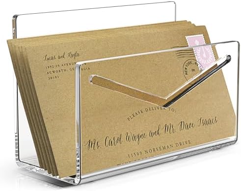 Amazon.com : Lotus Desktop Mail Organizer Lotus Shaped Mail Holder ...