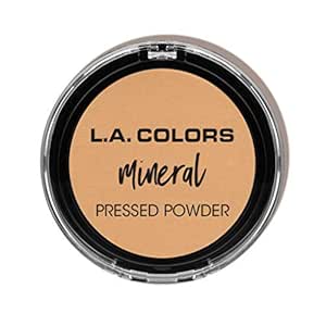 Amazon.com : L.A. COLORS Mineral Pressed Powder, Soft Honey CMP374 ...