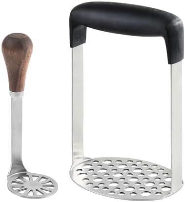 Amazon.com: Potato Masher Stainless Steel – Heavy Duty Kitchen Tool for ...
