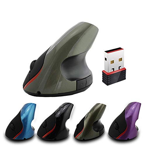 Amazon.in: Buy MICROWARE 2.4G Wireless 5D Ergonomic Vertical Mouse ...