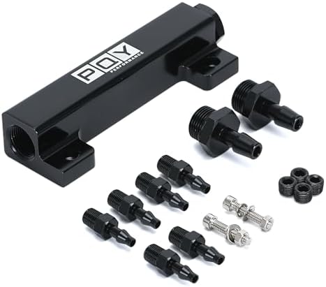 Amazon.com: CNRAQR 6 Port Vacuum Block Intake Manifold Kit Fuel ...